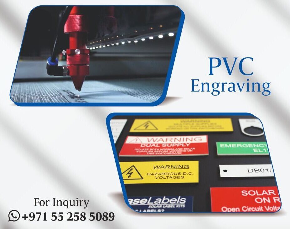 PVC Engraving - Printing Services in Abu Dhabi | Al Jihad Advertising